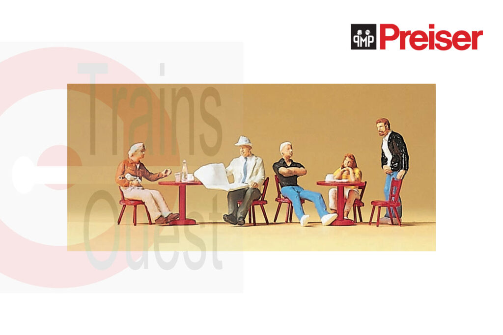 PREISER consommateurs au café - Trains Ouest