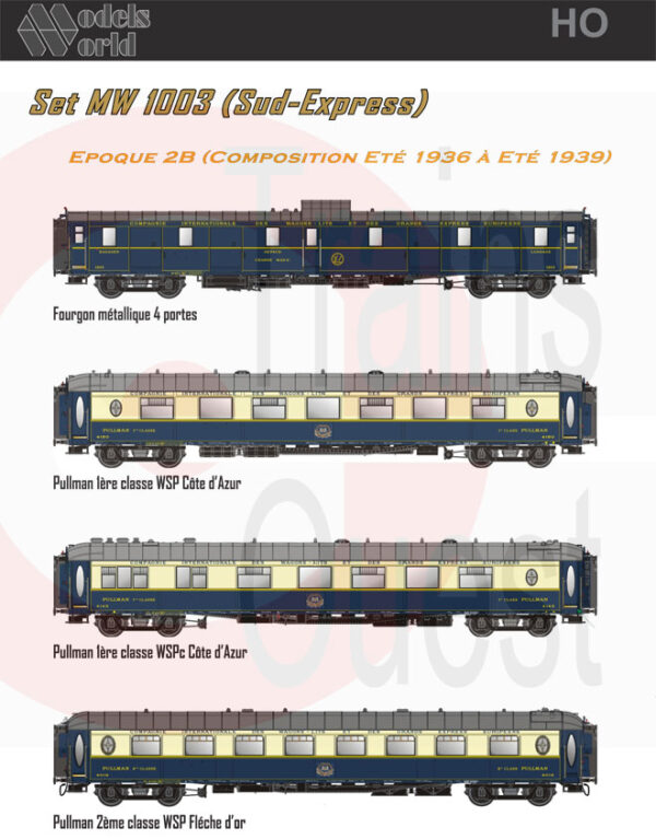 LSM set Sud Express - Trains Ouest