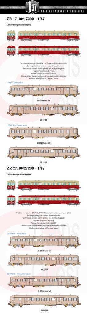 R37 remorques ZR - Trains Ouest