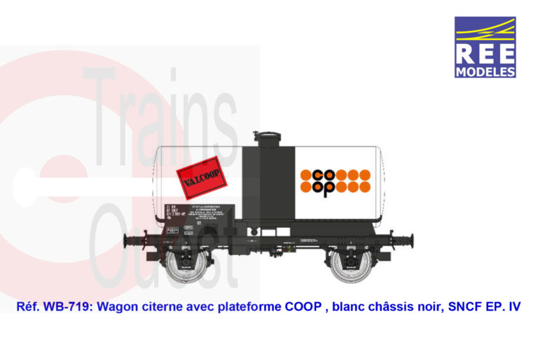 REE wagon citerne OCEM 29 COOP - Trains Ouest