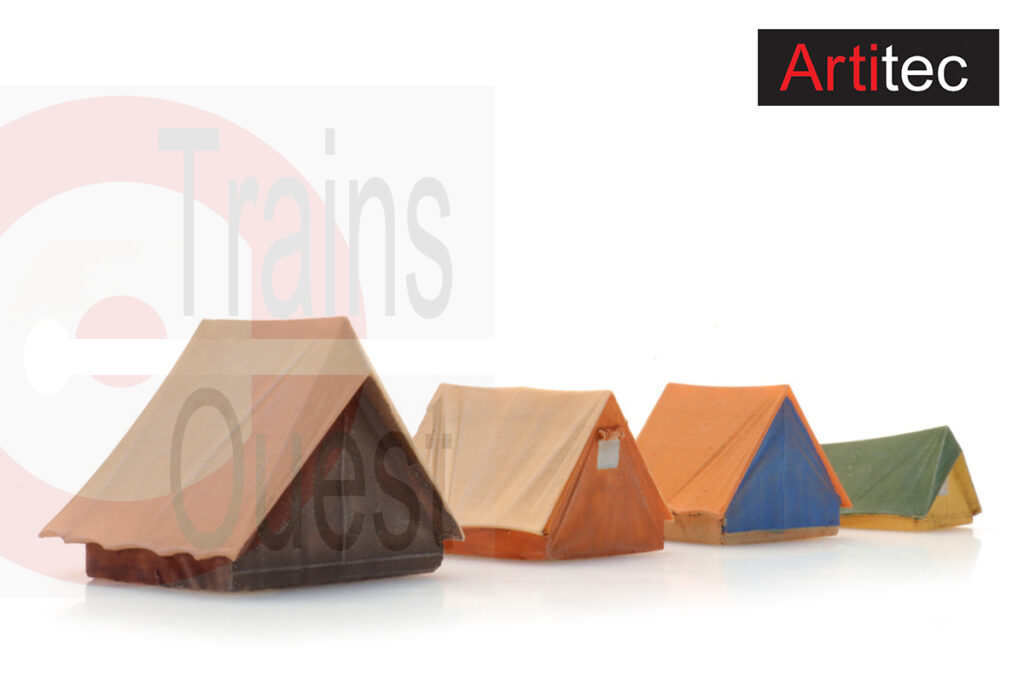 ARTITEC set 4 tentes de camping - Trains Ouest
