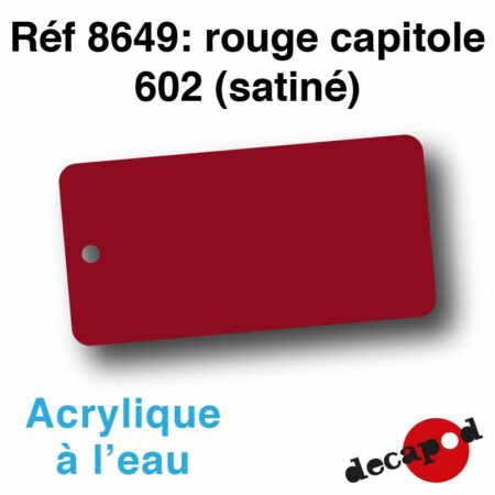 Peinture couleur rouge Capitole - Trains Ouest