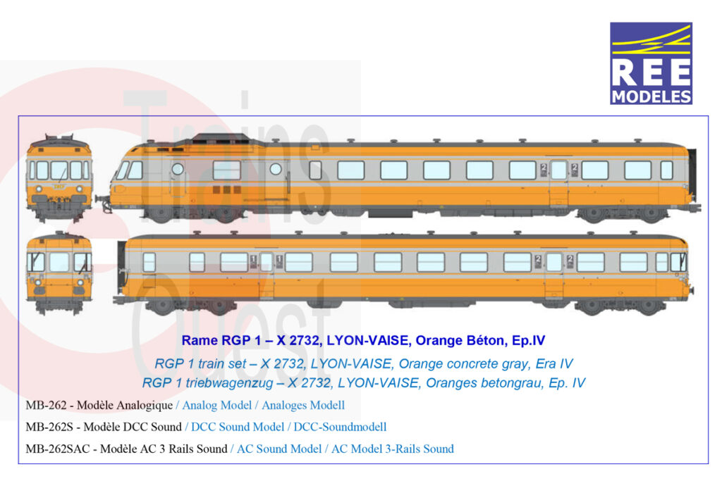 LSM rame automotrice postale (analogique) - Trains Ouest